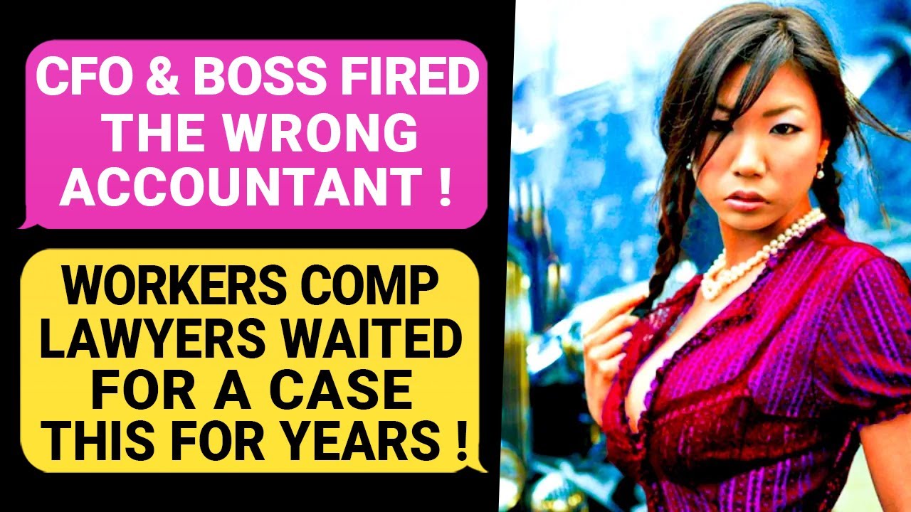 CFO & Boss FIRED the WRONG Accountant ! Workers Comp Lawyers Waited For ...