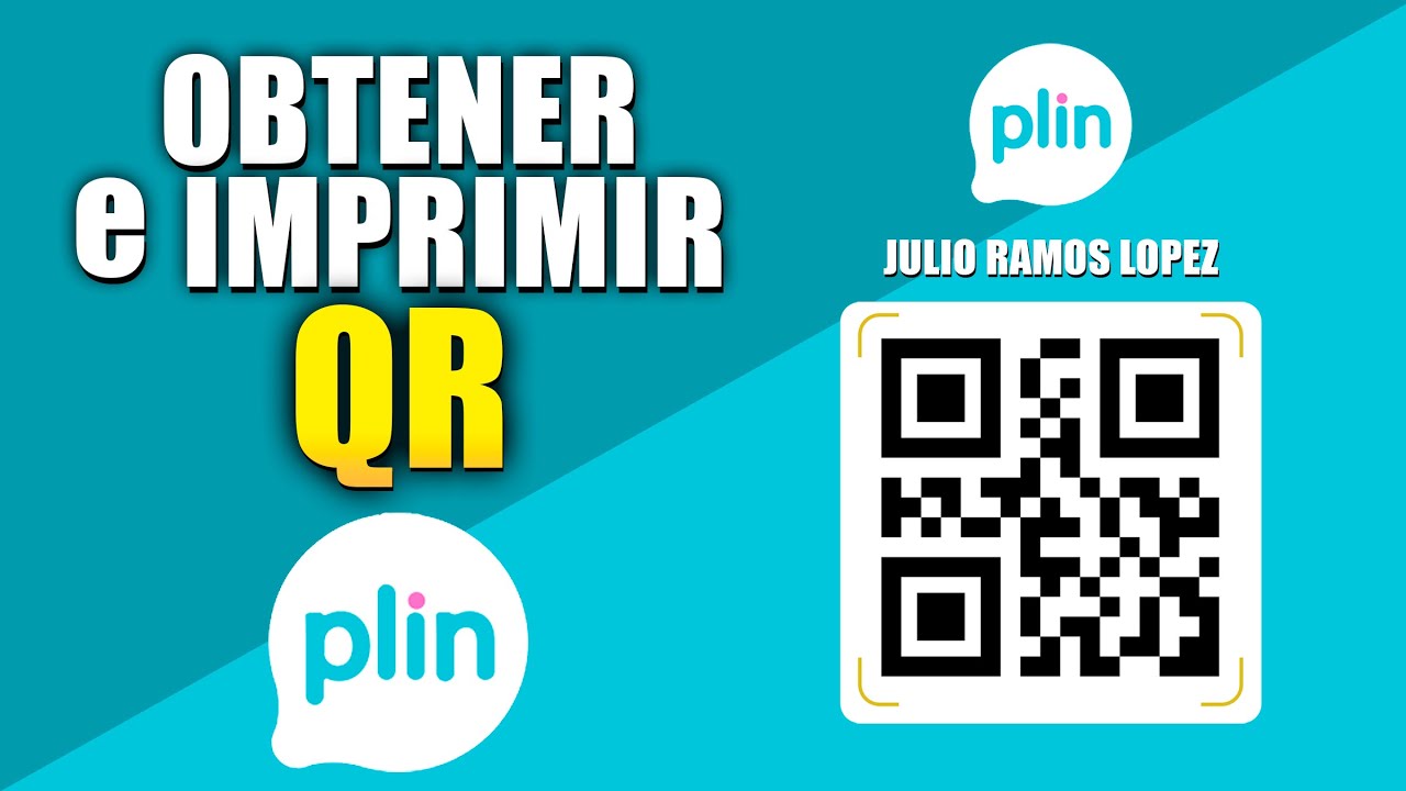 Como obtener e imprimir código QR Plin Interbank (Paso a paso) - YouTube