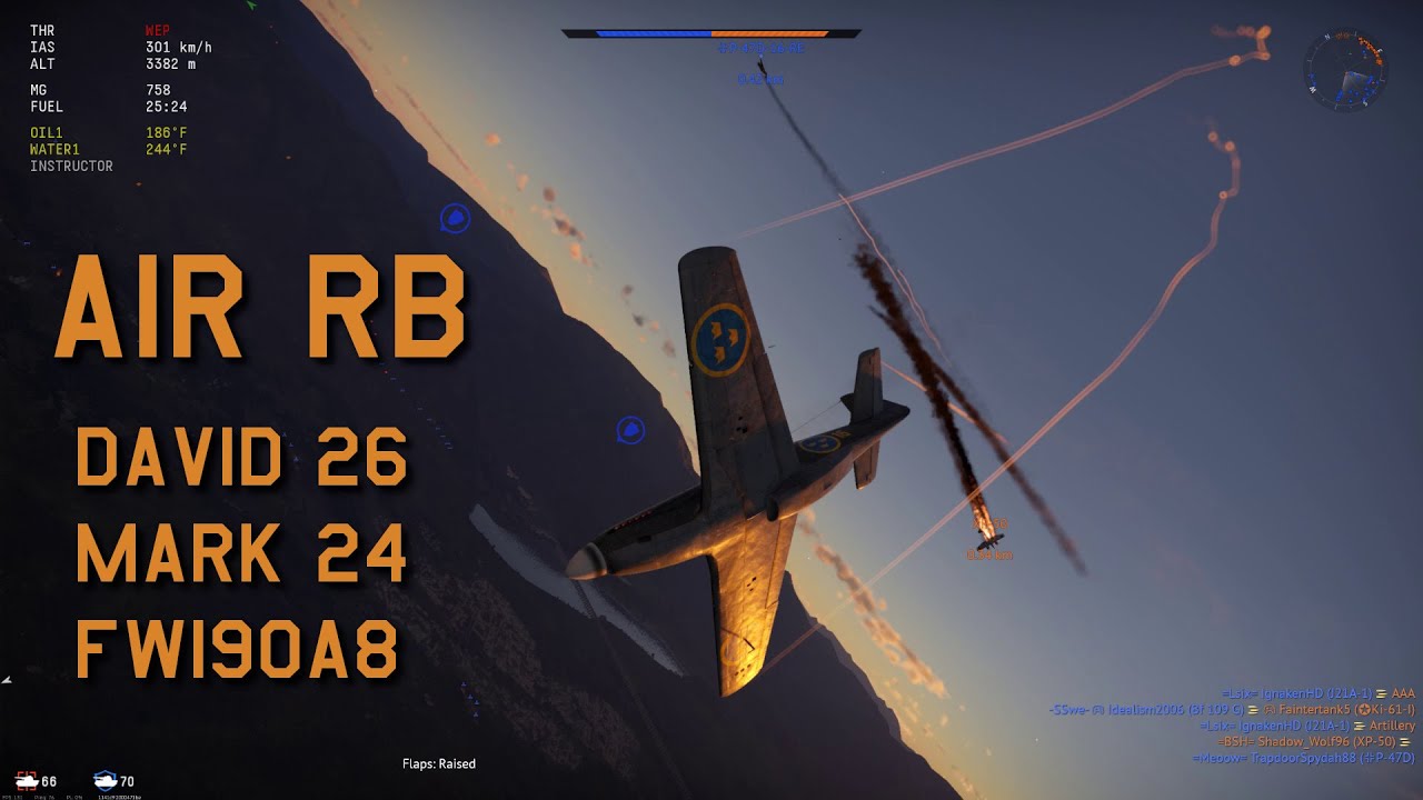 War Thunder: J26 David, Spitfire F Mk 24, F8F-1B Bearcat, Buccaneer S.2 ...