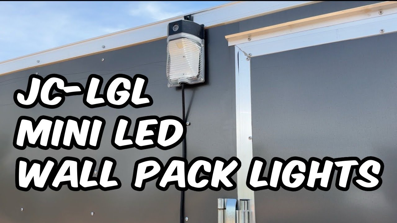 JC-LGL Mini LED Wall Pack Lights - YouTube