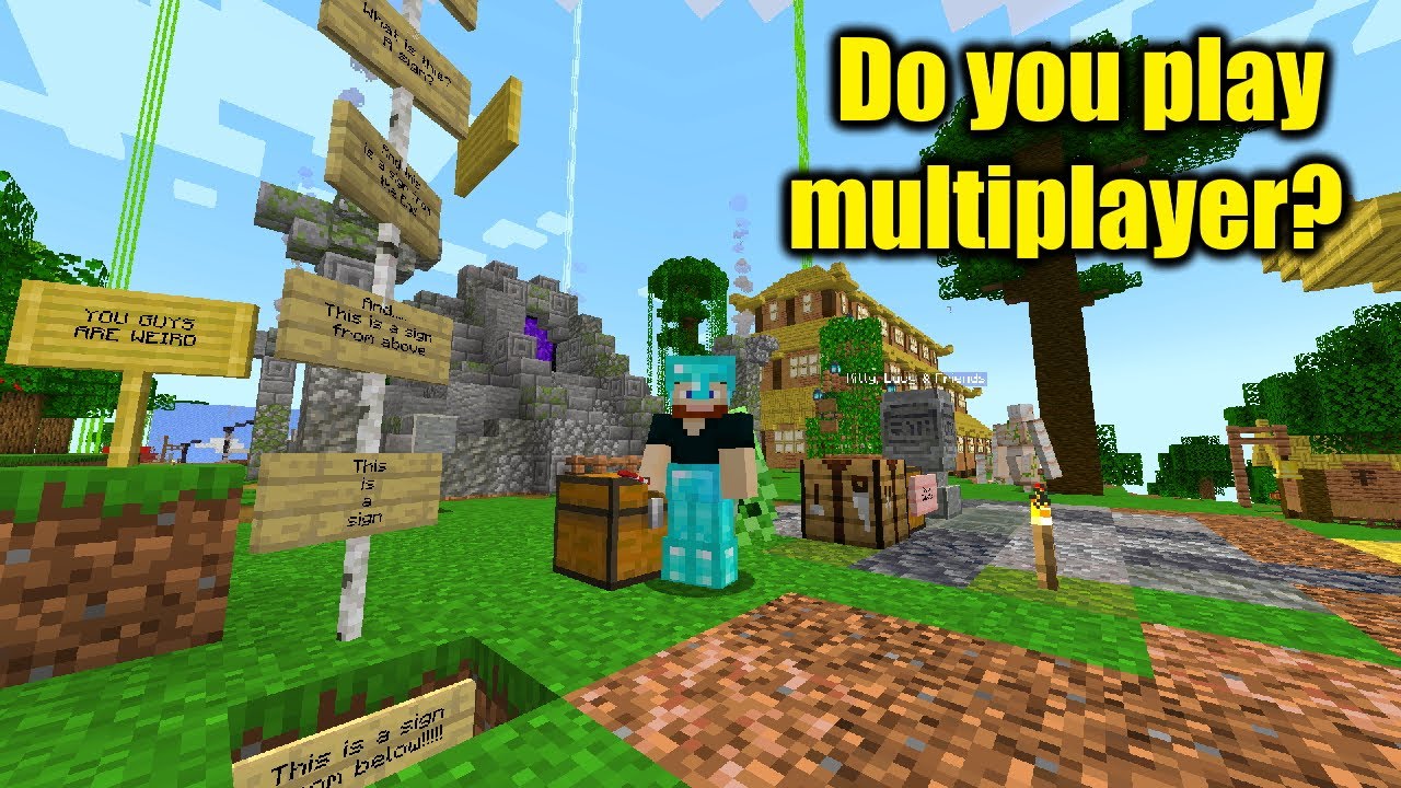 The Joys of Playing on a Minecraft Server - YouTube