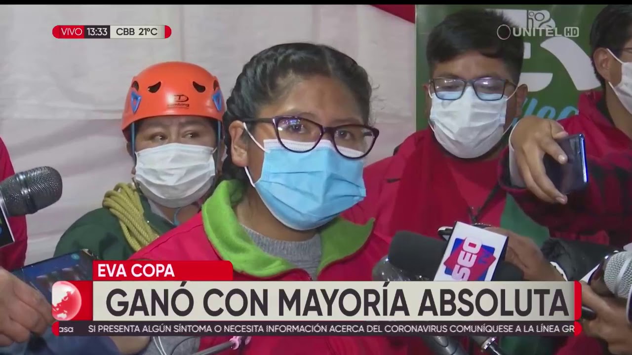 Eva Copa ganó la Alcaldía de El Alto con mayoría absoluta - YouTube