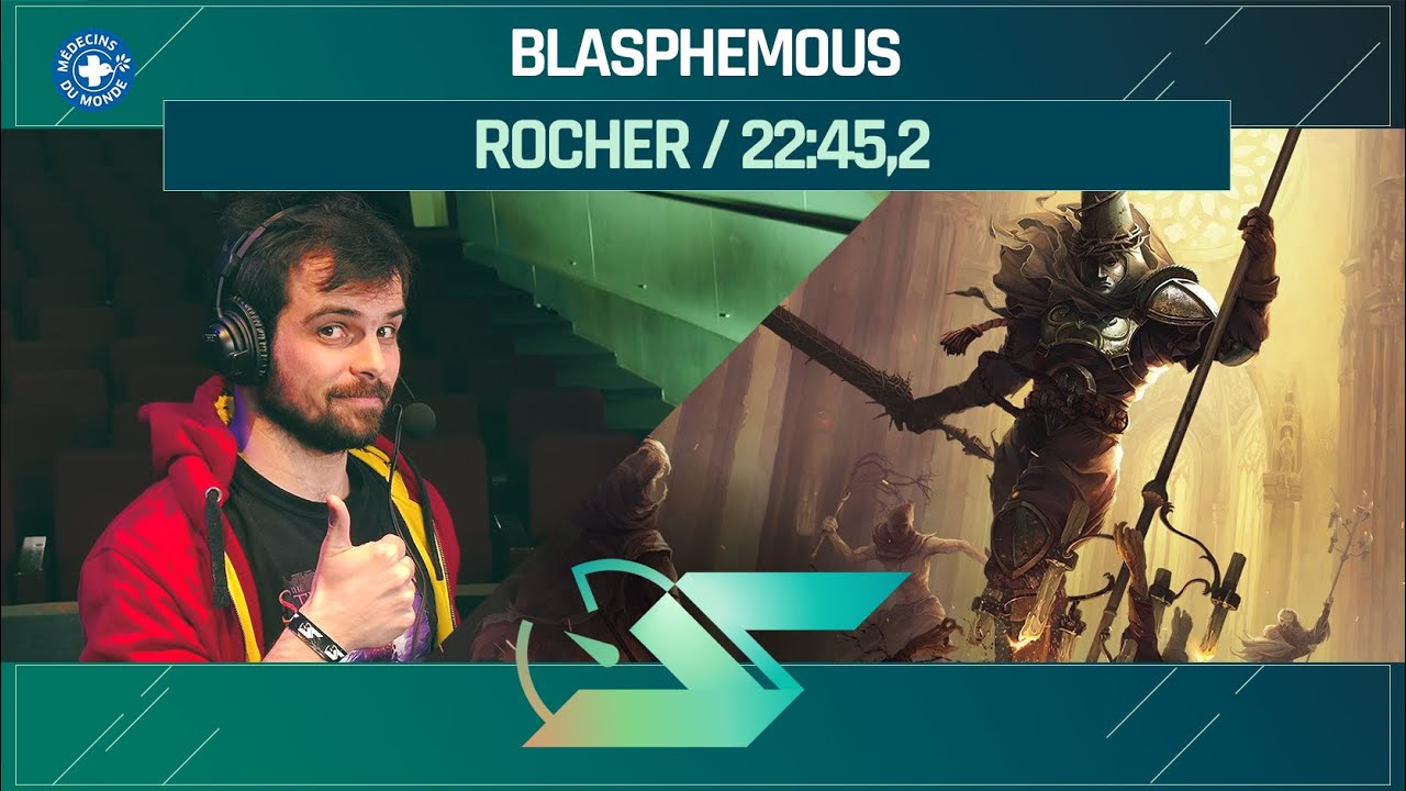 BLASPHEMOUS en ANY% GLITCHED par ROCHER en 22:45 + GLITCH EXHIBITION ...