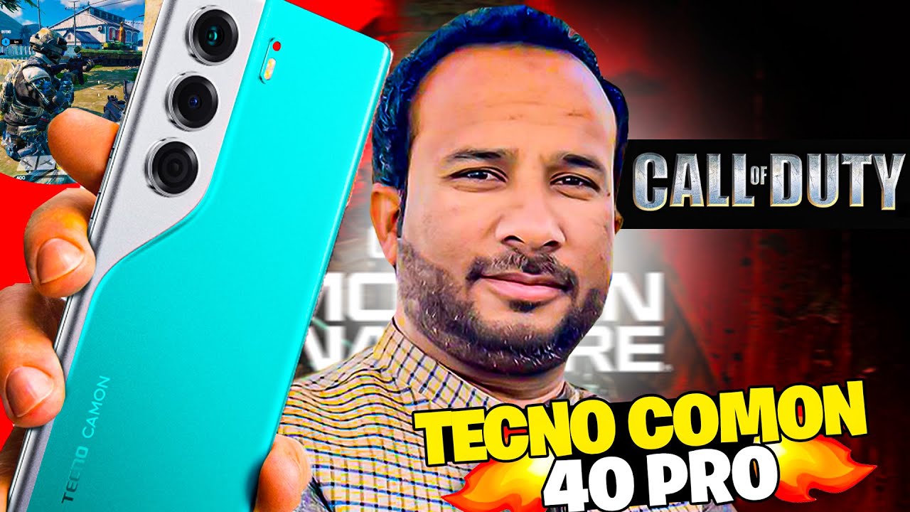 🎮 Tecno Camon 40 Pro Call of Duty Test🔥 | Ultra Graphics + FPS Check ...