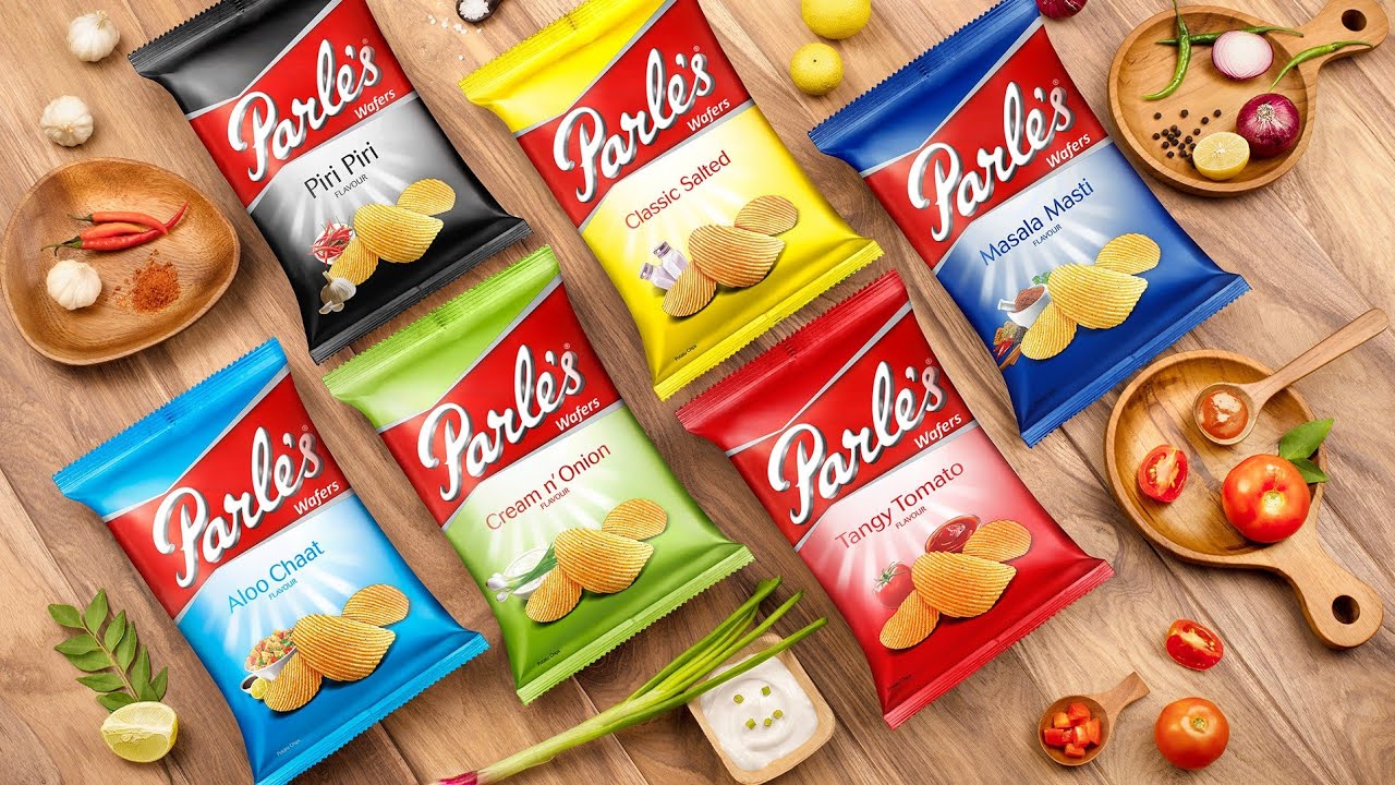 Four Flavors of Parle' s Wafers Genuine Taste & Review | Parle Chips ...
