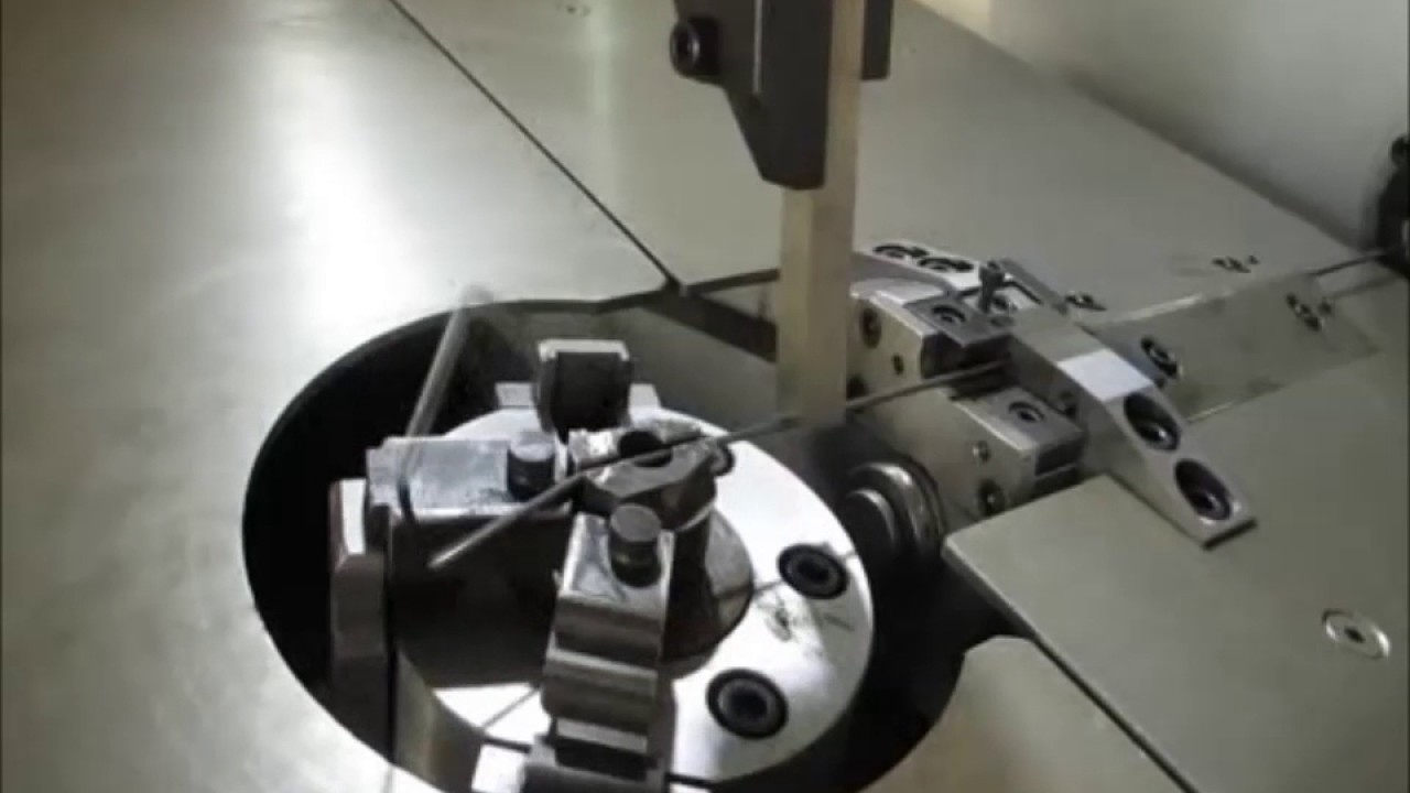 Vinston US 8-600 Hybrid Wire Bender CNC - Wire Forms Sample 06 - YouTube