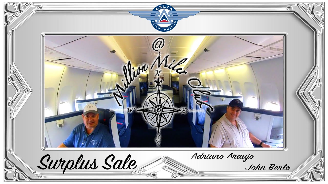 Delta Airlines Surplus Sale - Visiting the Delta Flight Museum # 3 - EP ...
