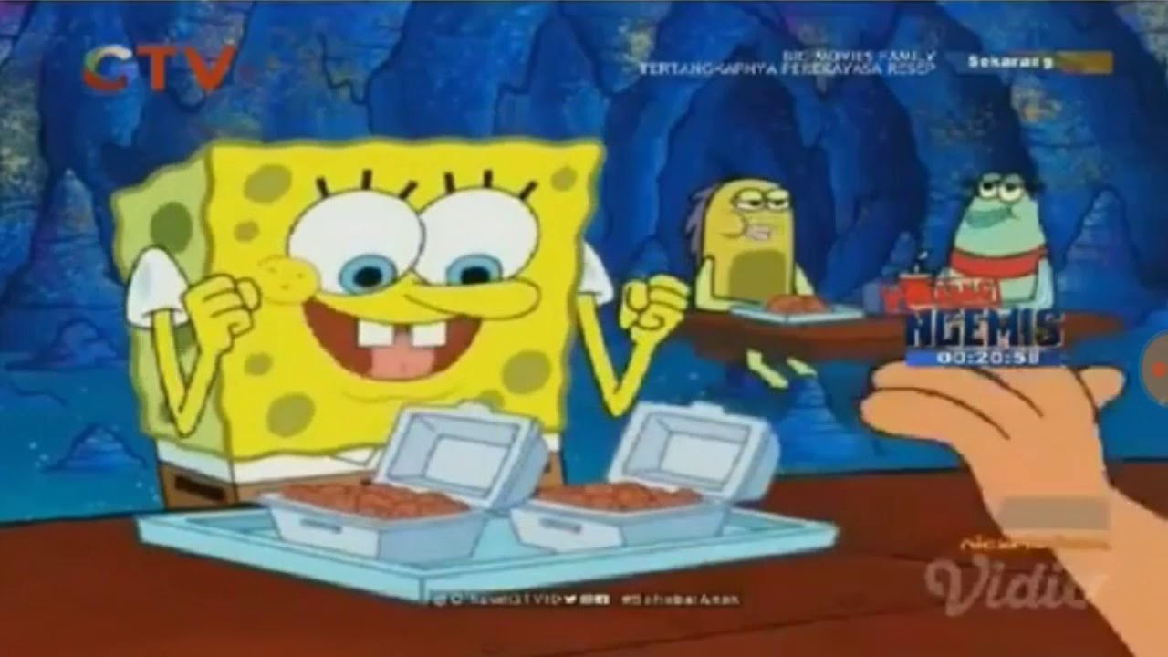 "Tolong Dua Nugget Chum waaaaa" Spongebob Squarepants bahasa Indonesia ...