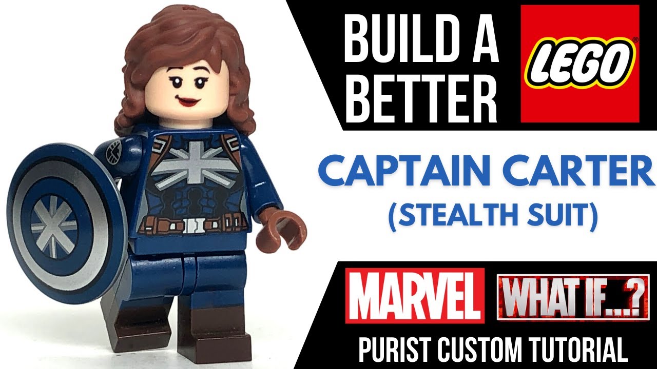 HOW TO Build a Better LEGO CAPTAIN CARTER from Marvel WHAT IF - YouTube