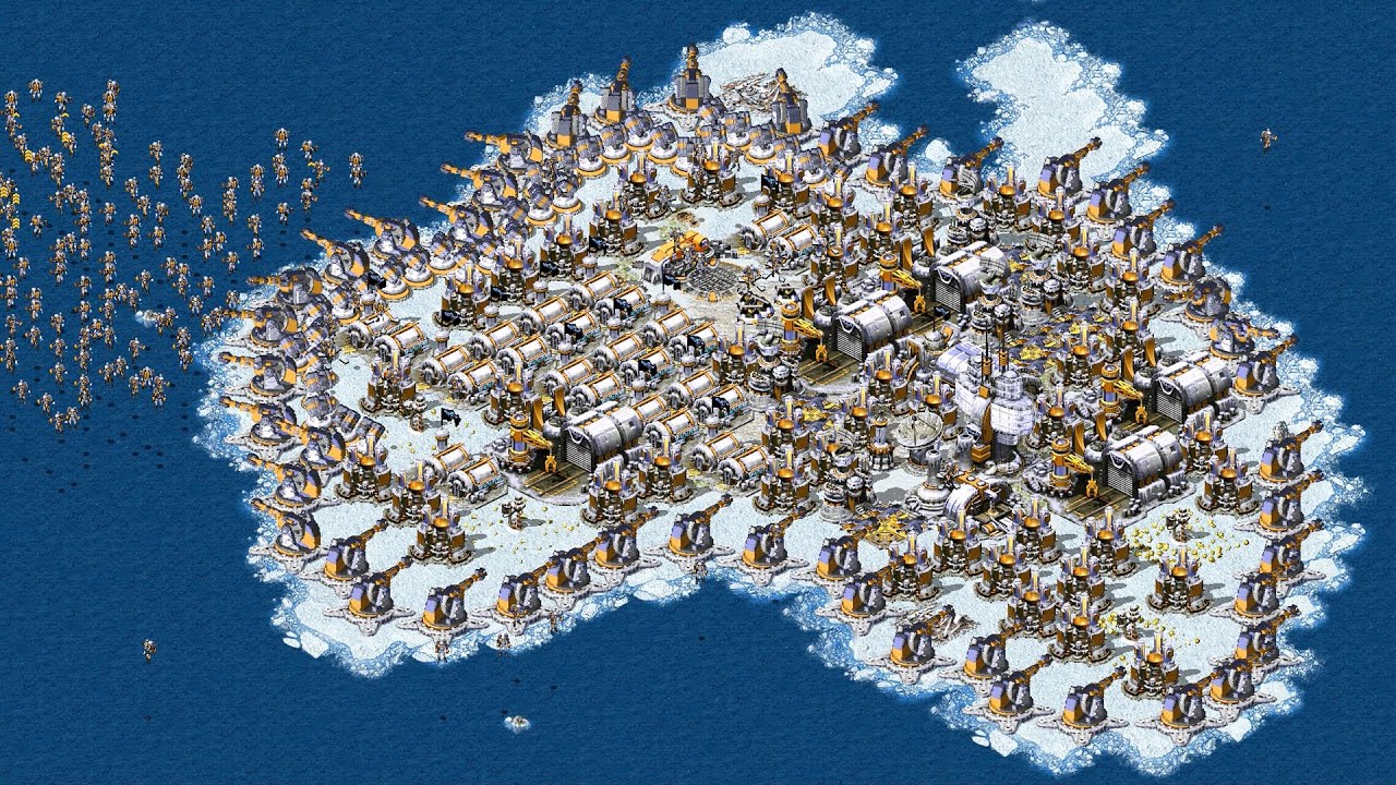 Yuri's Revenge Red Alert 2 Ice Age New 4 Edit Map Super Extra Hard AI ...