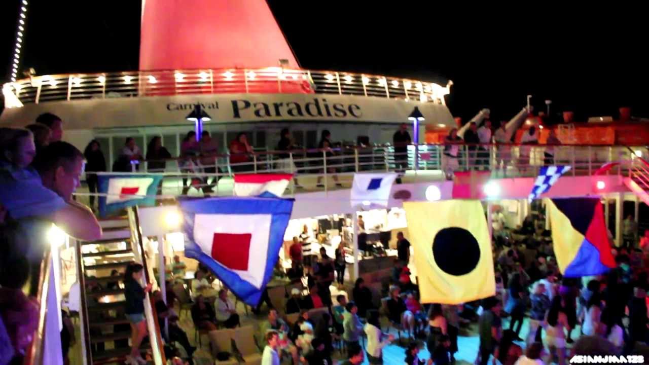 Conga Line on Carnival Cruise - Fun Time - Carnival Paradise HD - YouTube