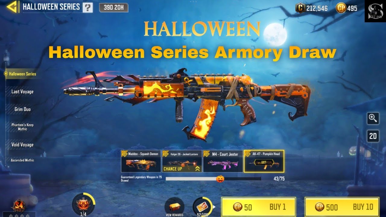 Halloween Series Armory Draw is Back in COD MOBILE - YouTube