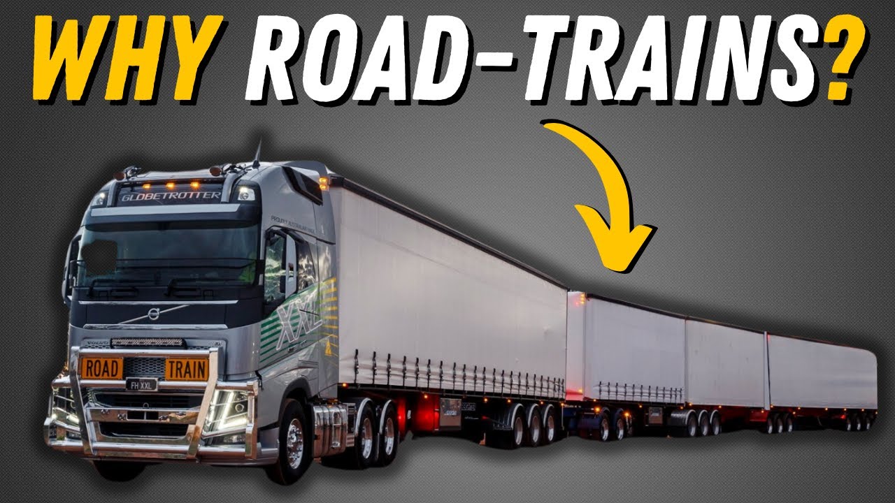 Why Does Australia Use Road Trains Instead Of Trains? - YouTube