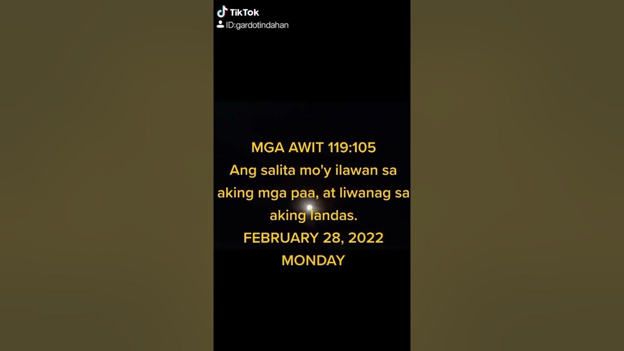 MGA AWIT 119 105 FEBRUARY 28 2022 MONDAY YouTube mga-awit-119-105-february-28-2022-monday-youtube