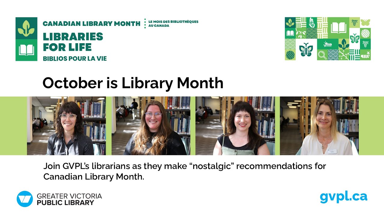 Canadian Library Month Recommendations from GVPL Librarians - YouTube