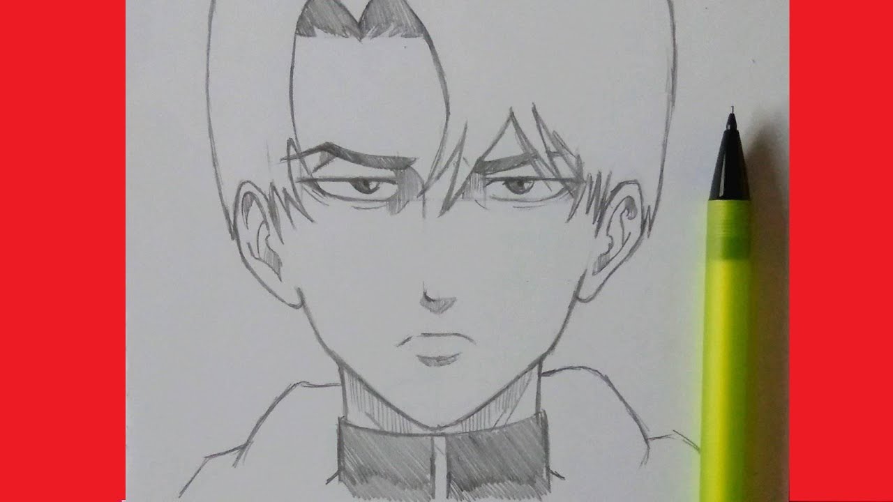 Easy Anime Drawing|How to draw Levi Ackerman step-by-step [AOT] - YouTube