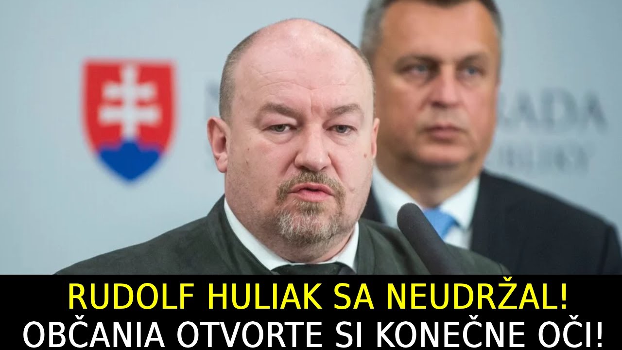Rudolf Huliak sa neudržal!! Občania otvorte si konečne oči !! - YouTube