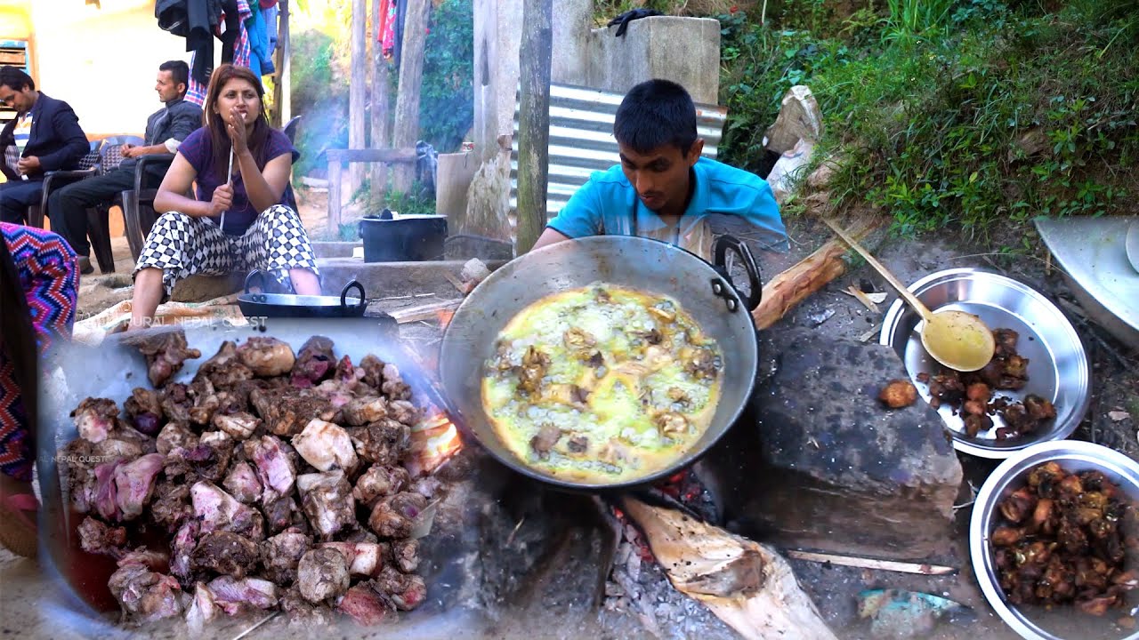 Cooking together in the village || Natural village cooking || - YouTube