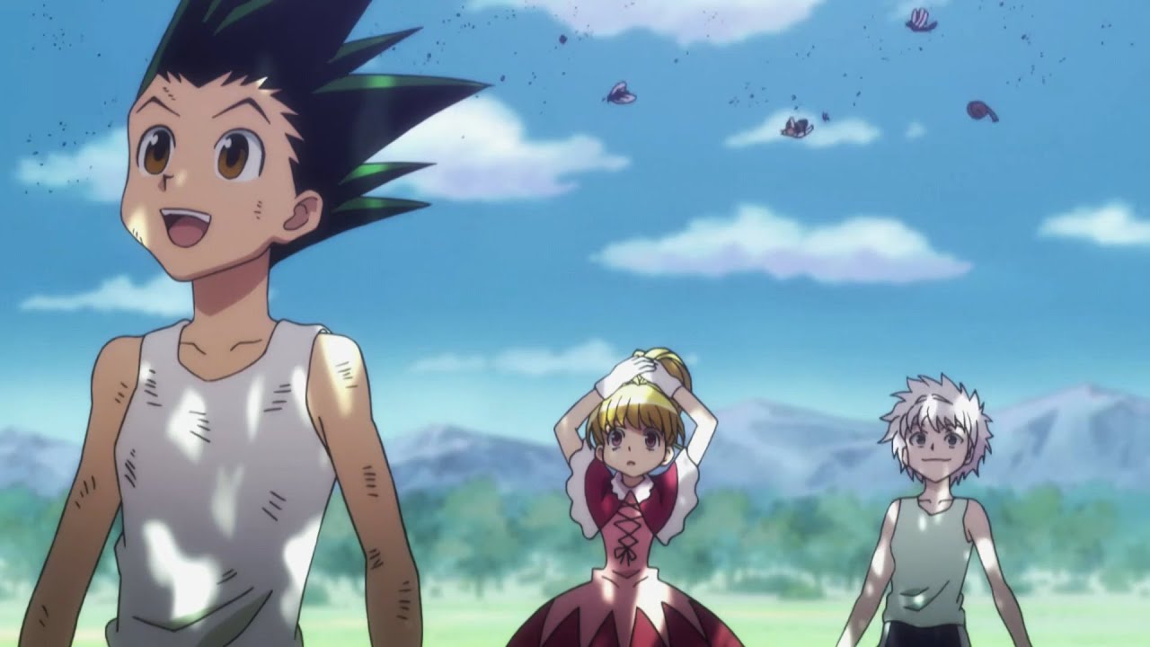 GON Punching tree #HunterXHunter - YouTube