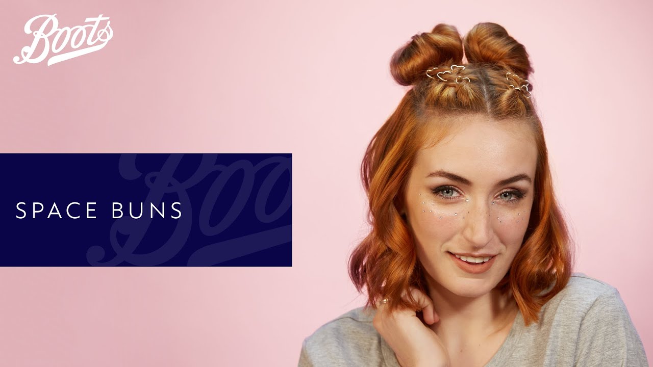 Festival Hair Tutorial | Space Buns | Boots UK - YouTube