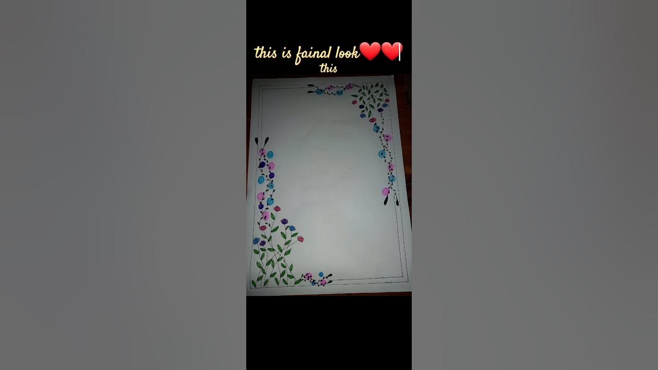 How to design your cover page for your assignment. 📃 ️#papercraft# ...