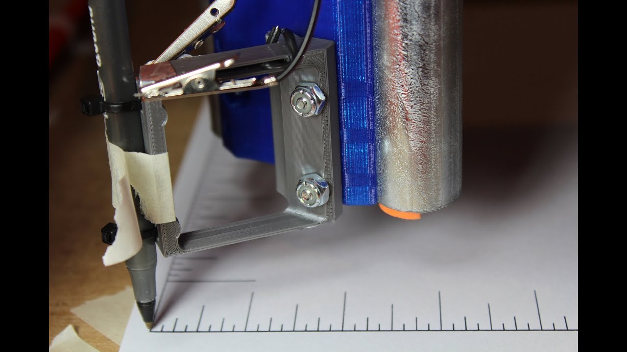 MPCNC: Pen Holder with Z touch plate - YouTube
