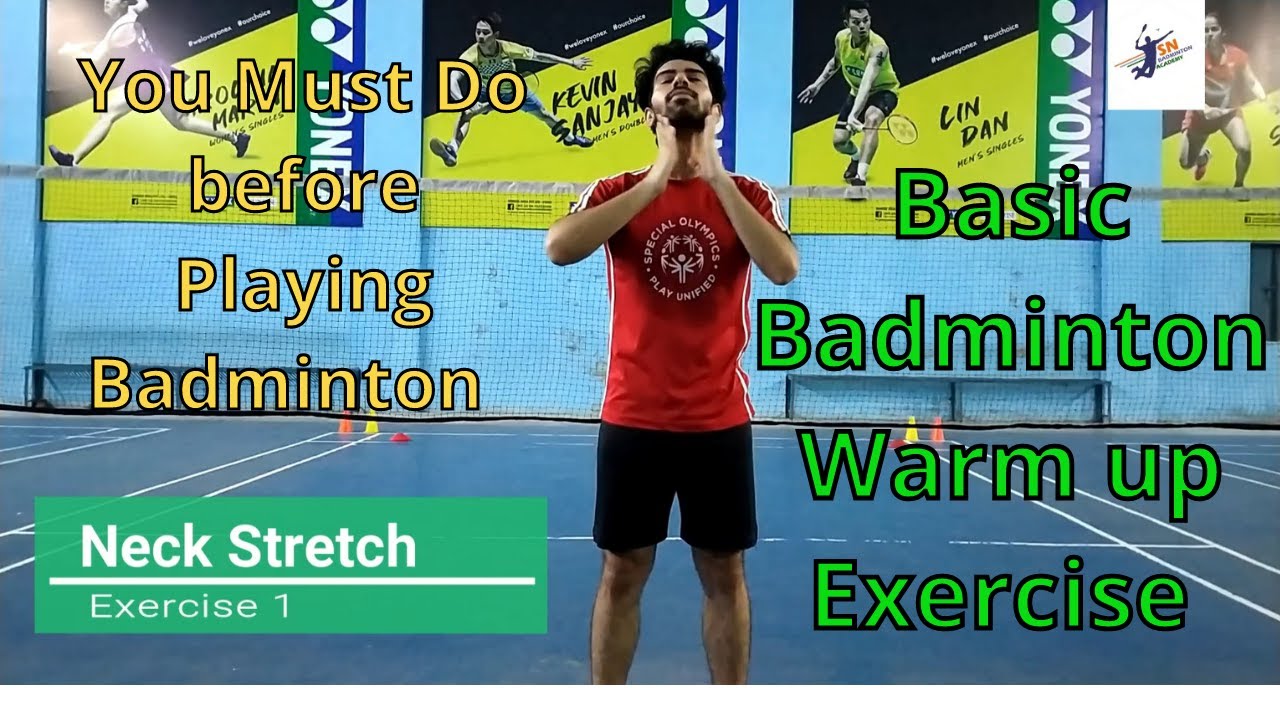 Badminton Warm Up Exercises | Stretching Exercises - YouTube