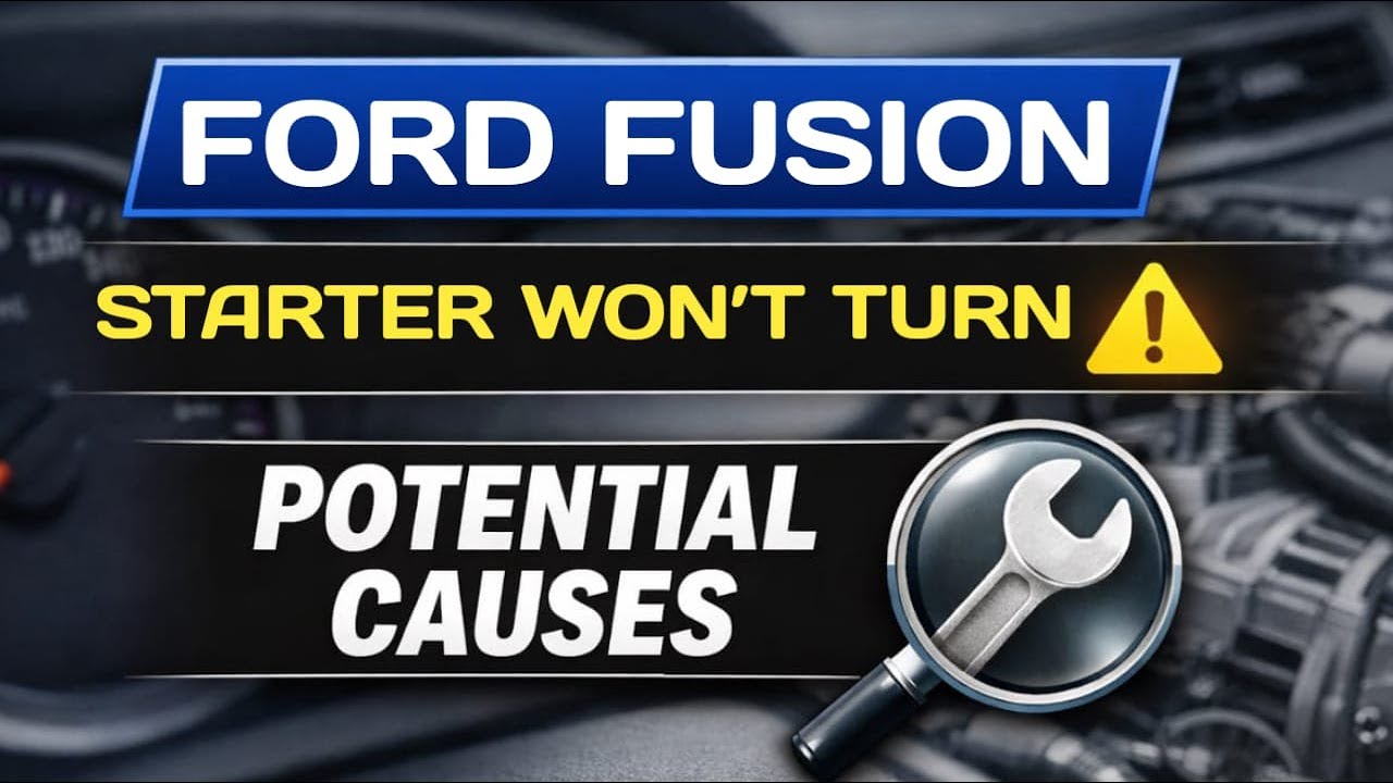 Ford Fusion Won T Start