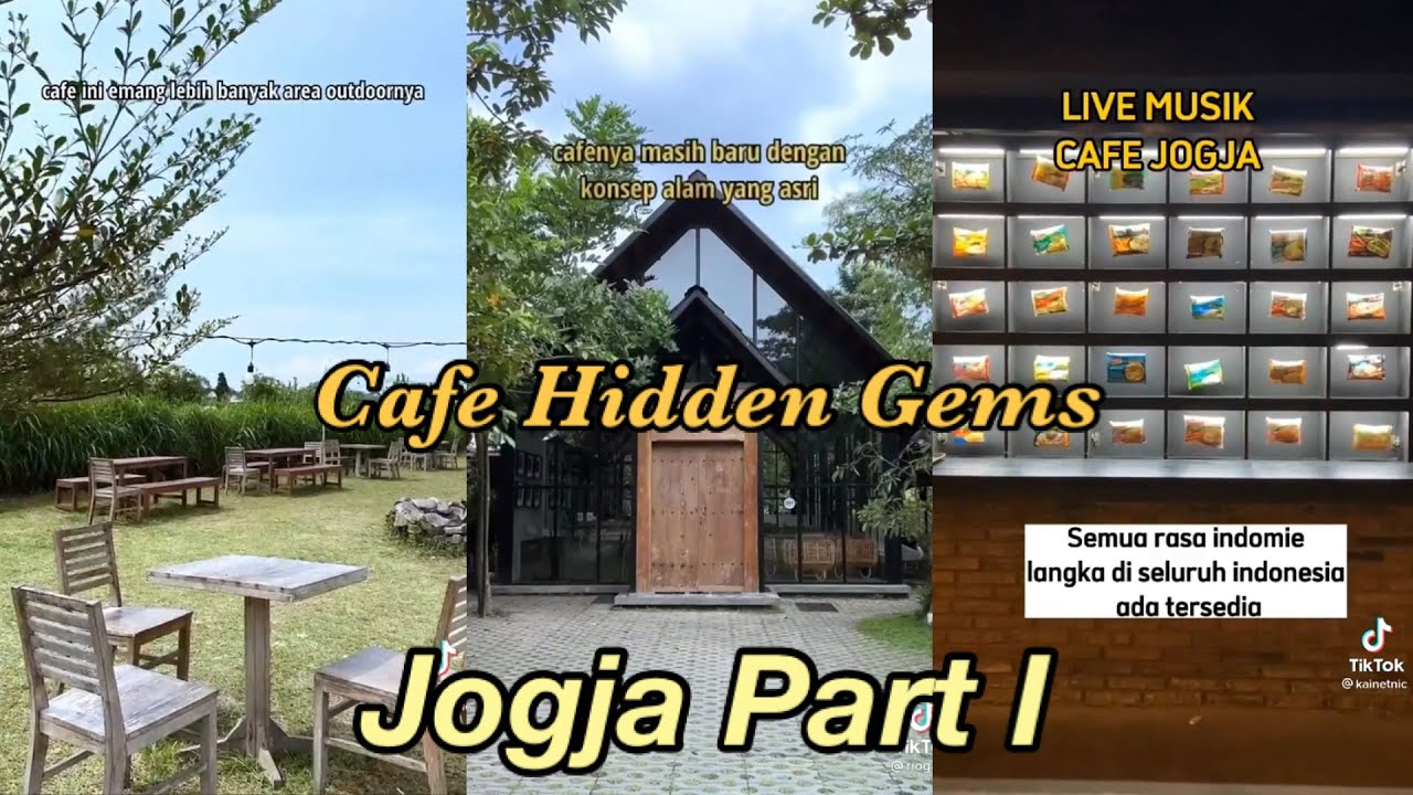 KUMPULAN TIKTOK CAFE HITS HIDDEN GEMS DI JOGJA PART 1 - YouTube