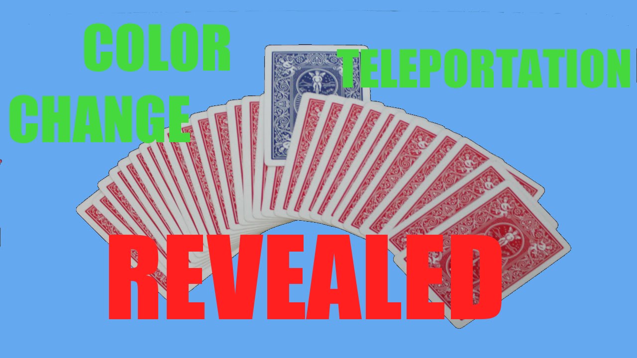 AMAZING TELEPORTATION+COLOR CHANGE TRICK REVEALED ! - YouTube