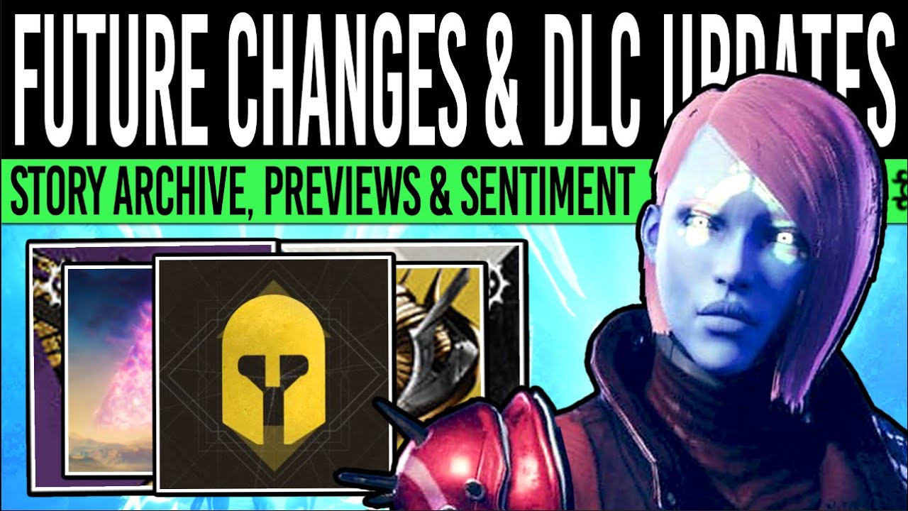 Destiny 2: FUTURE CHANGES & DLC UPDATES! Cinematic Archive, Patch ...