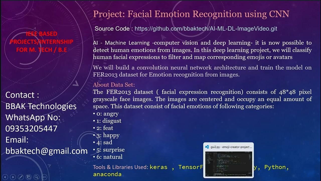 Project Facial Emotion Recognition Using Cnn Youtube