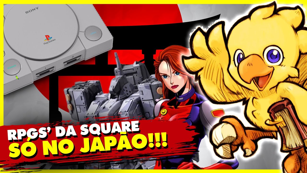 SQUARE E OS RPG'S DE PS1 EXCLUSIVOS DO JAPÃO - YouTube