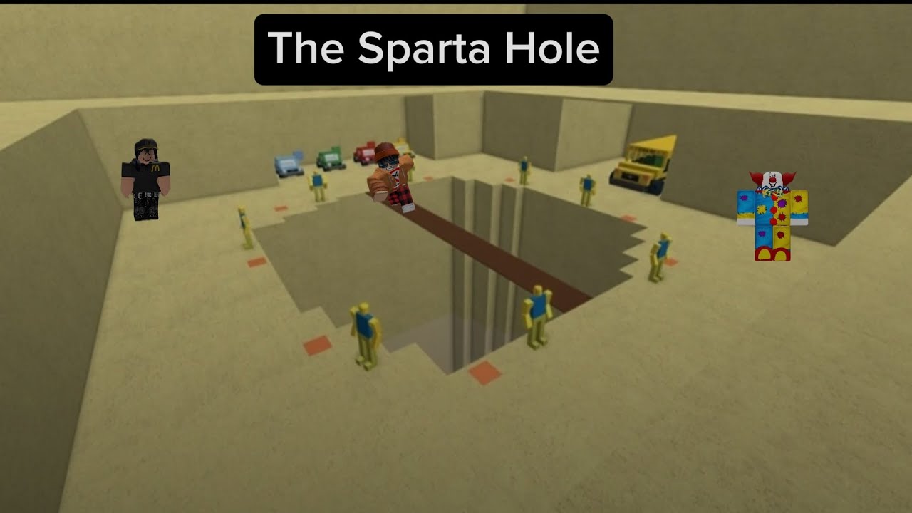 The Sparta Hole #roblox #funny #gaming #spartan #popular - YouTube