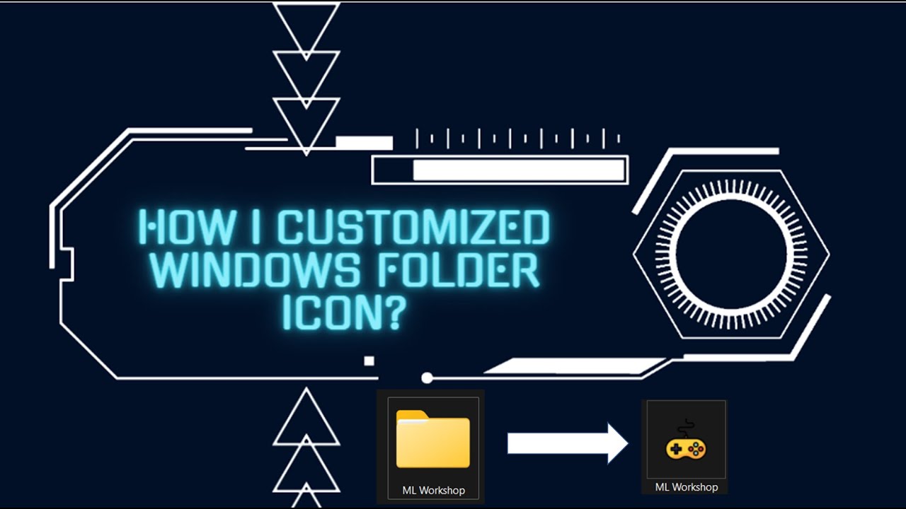 How I customized windows folder icon? - YouTube
