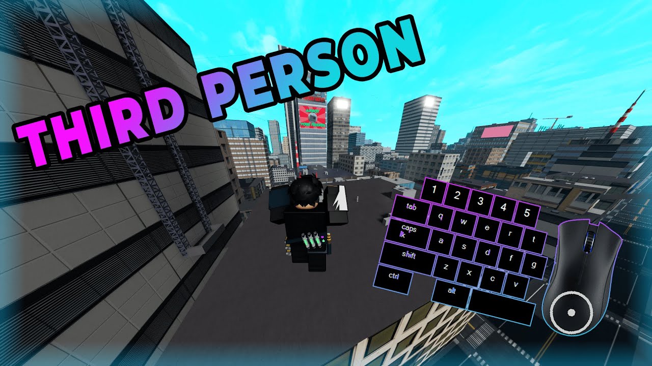 Running in Third Person (+ Keyboard Cam) | Roblox Parkour - YouTube