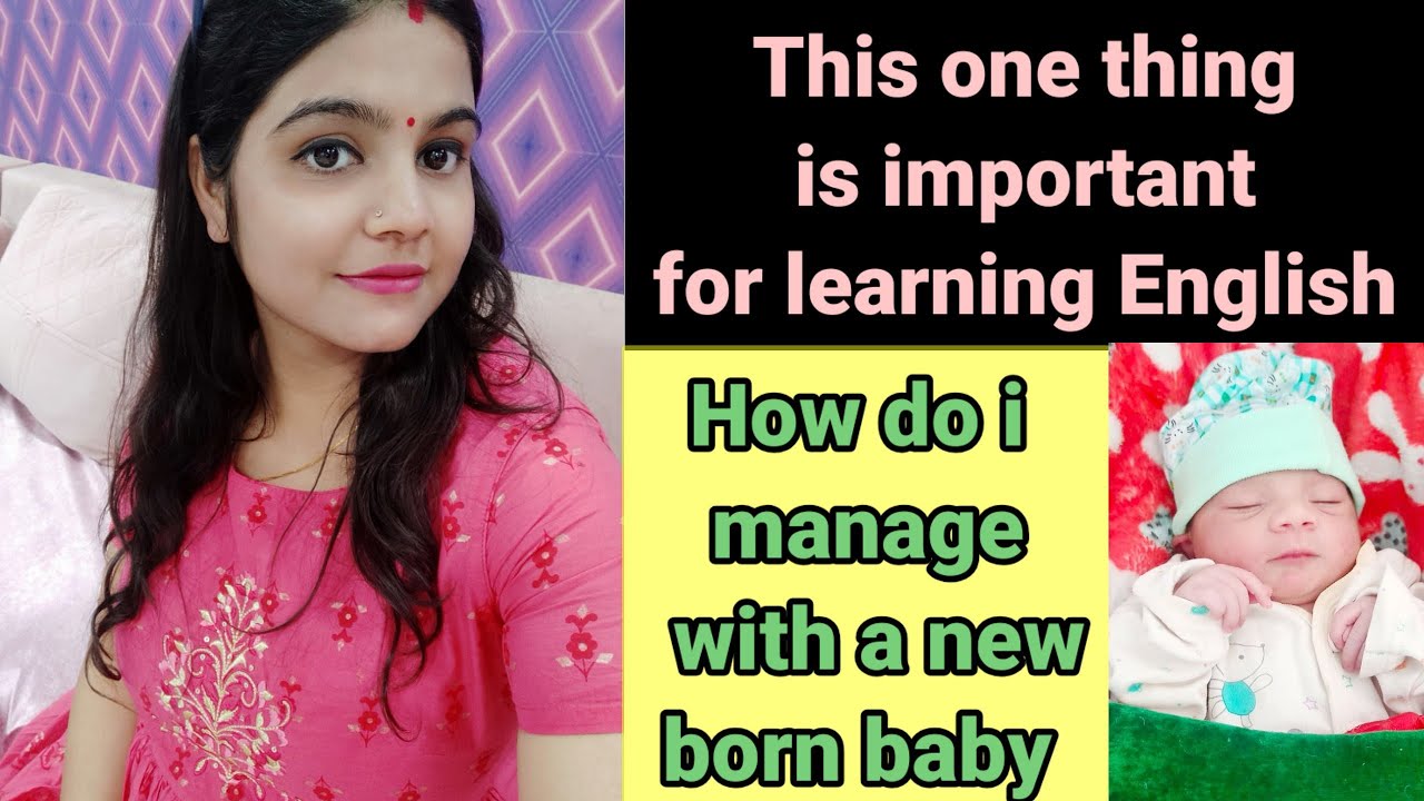My first video after baby|| Is it difficult to practicing English with ...