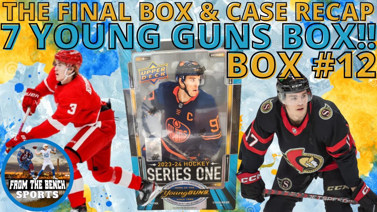 THE FINAL BOX & CASE RECAP! 7 YOUNG GUNS IN BOX 12 OF THE 2023-24 ...