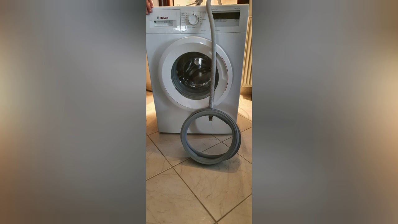 Αλαγη λαστιχο πορτας πλυντηριου BOSCH.WNA28068 GR/14 - YouTube
