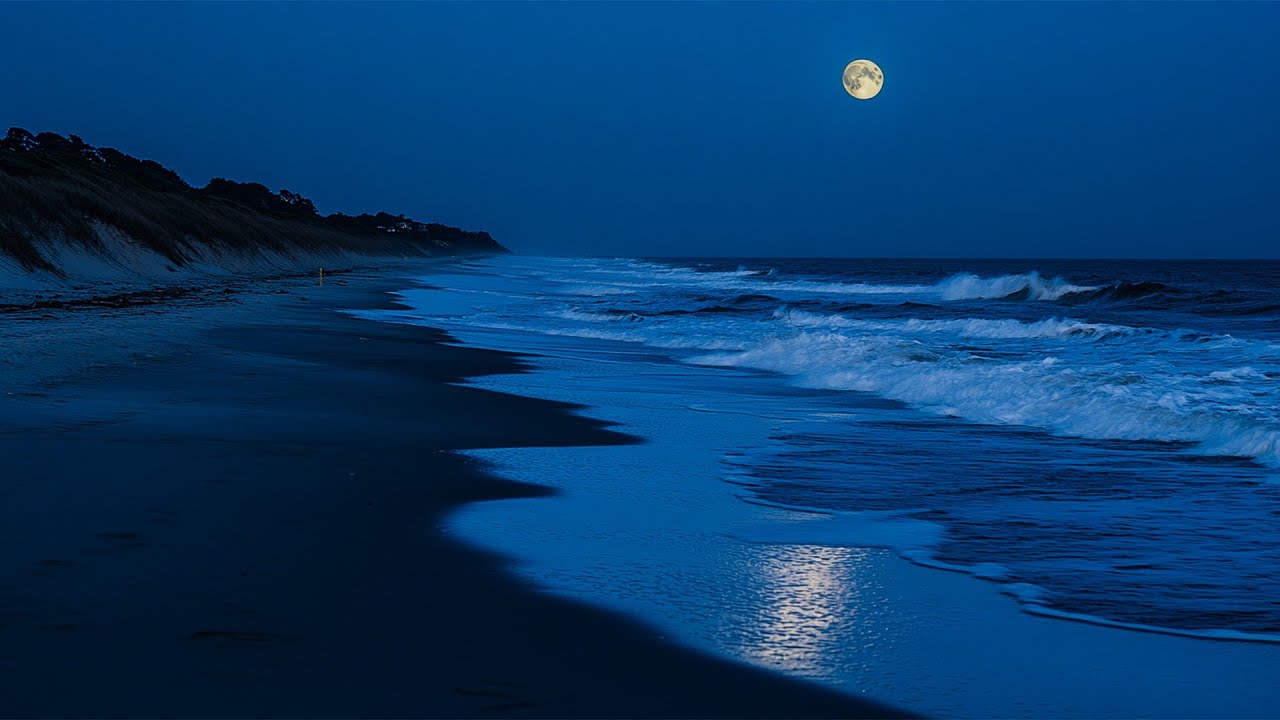 Fall Asleep in 3 Minutes🌙Melatonin Heavy Wave Sounds for Stress Relief ...