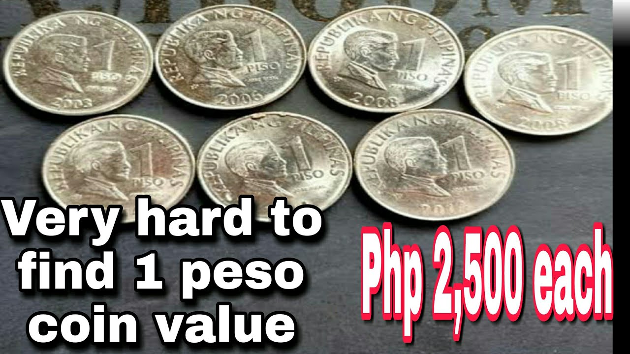 Philippine 1 Peso Coins