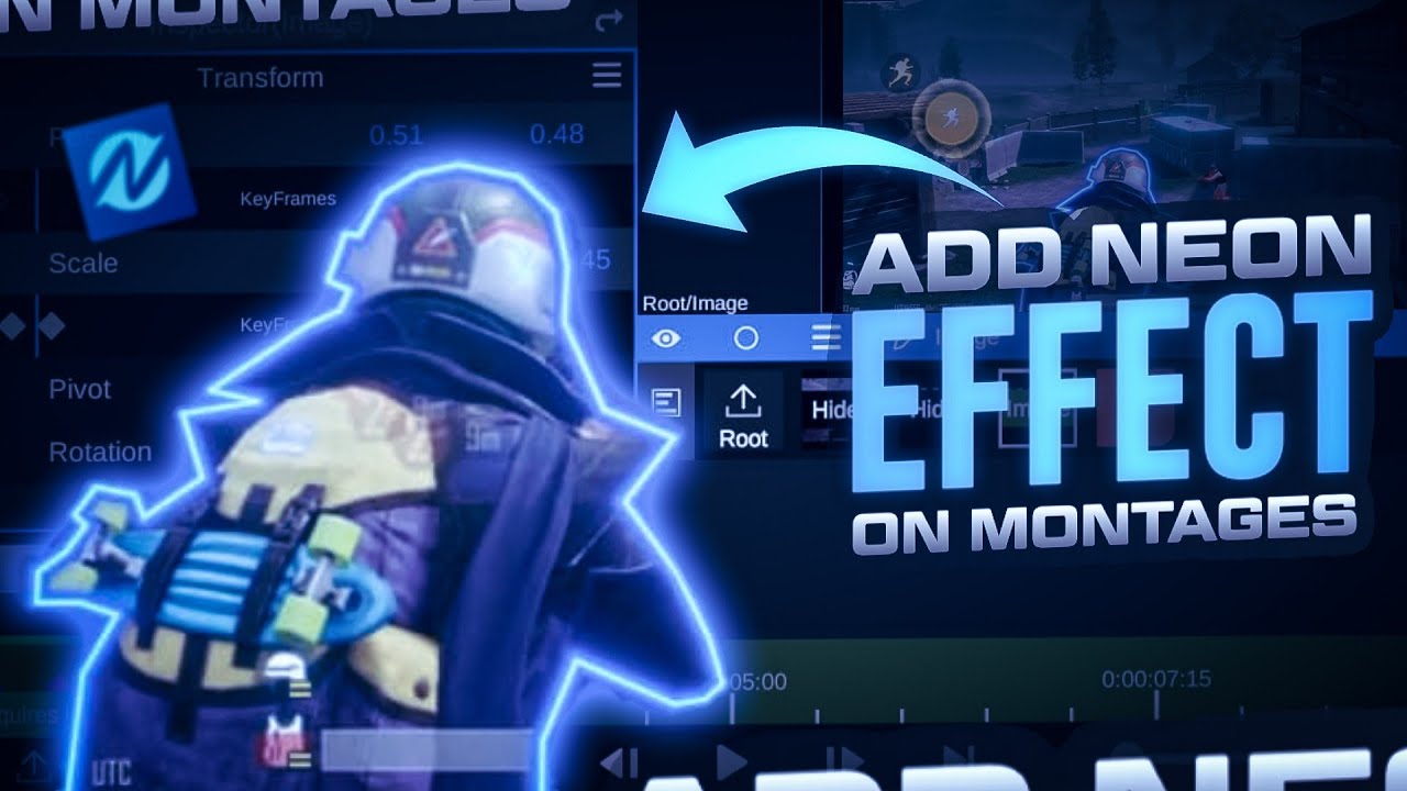 Add Neon Effect To Your Montages | Node Video Editor - YouTube