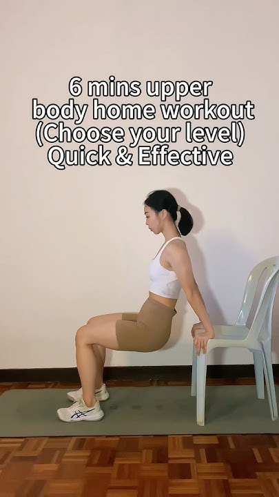 Super effective upper body home workout, no equipment needed 💪🏻 #homeworkout #motivation #health ...