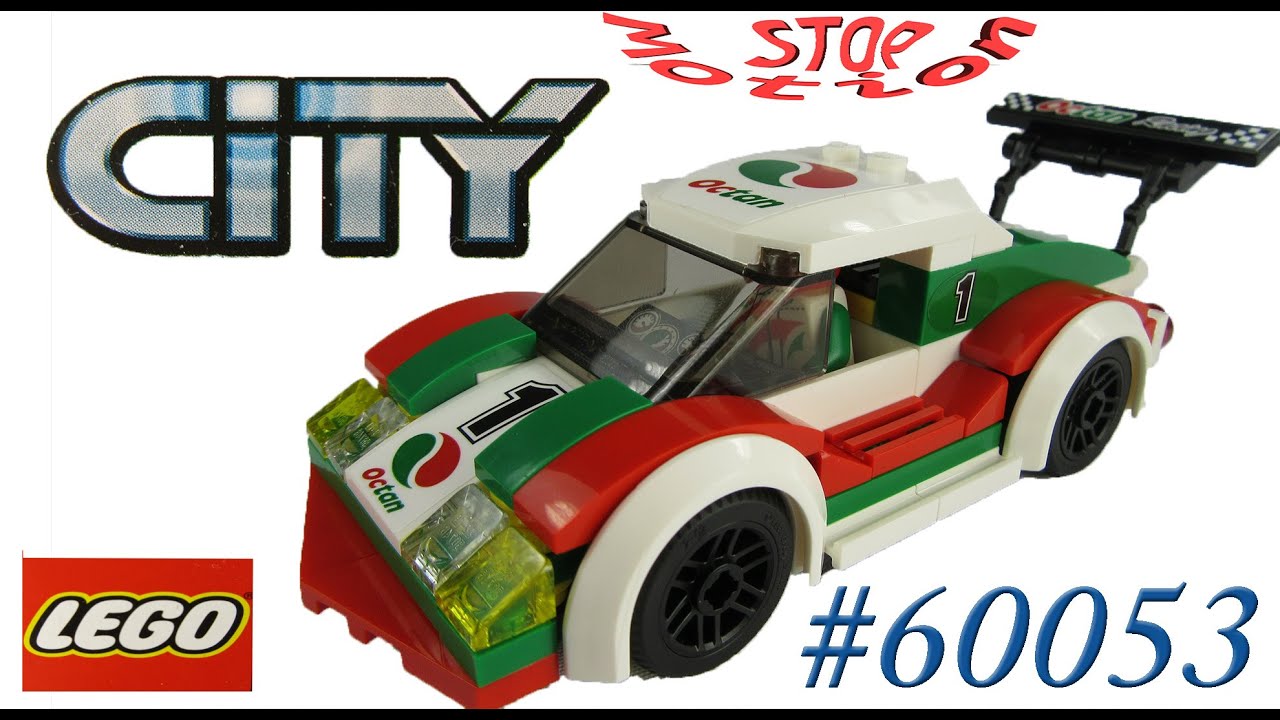Lego City #60053 Race Car - Lego Stop Motion Build - YouTube