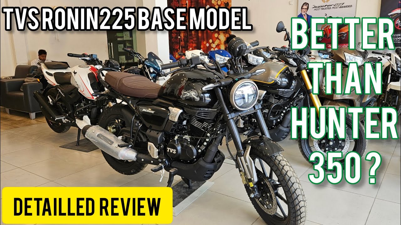 All New TVS Ronin 225 Base Model Detailled Review |price and mileage ...