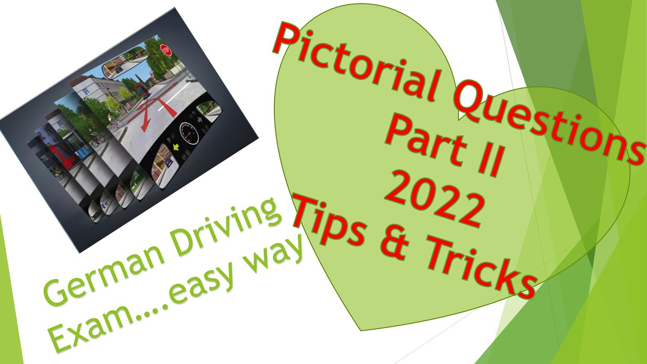 Pictorial Questions Part 2 | How to get Driving License in Germany ...