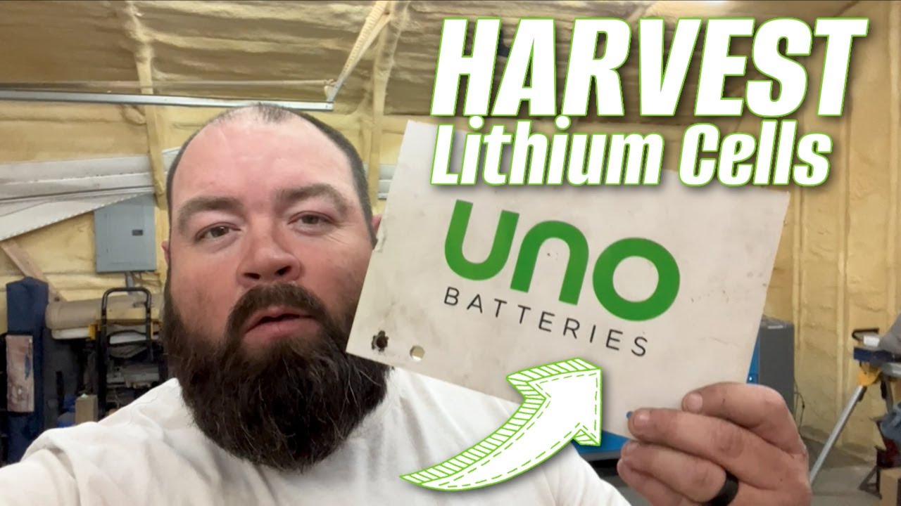 Uno Lithium Ion Golf Cart Battery Update | Harvesting The Cells for ...