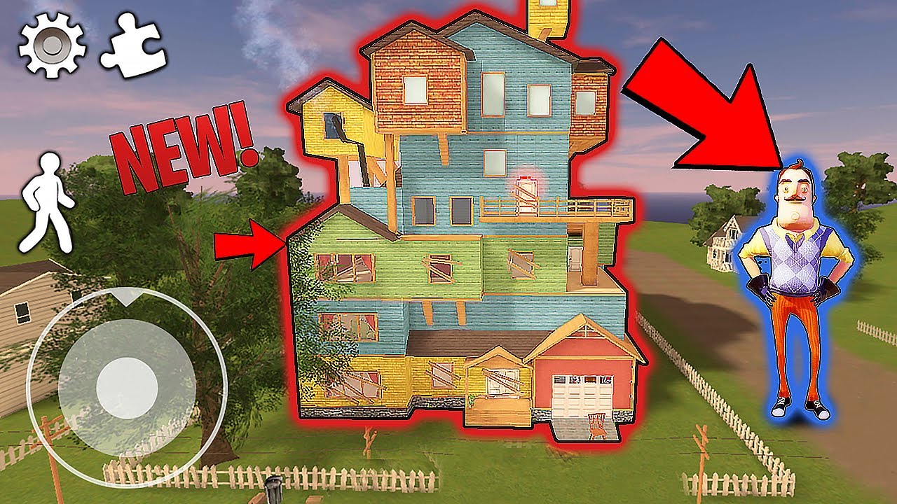 Funny moments in Hello Neighbor || Experiments with Neighbor Episode 13 ...