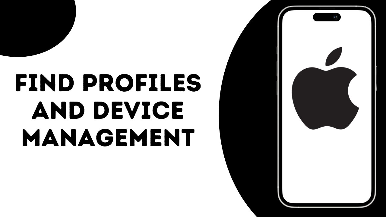 How to find profiles and device management on iPhone ? - YouTube