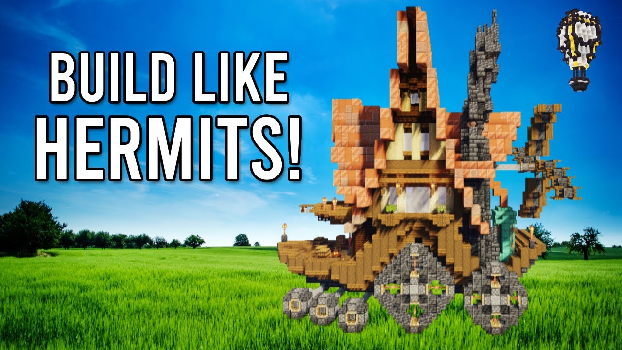 How to Build Starter Base Like Hermits - YouTube